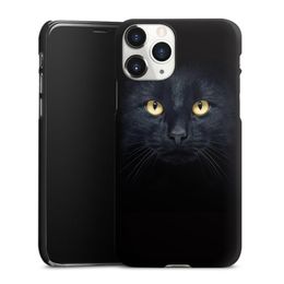 DeinDesign iPhone 11 Pro Handy Premium Case Smartphone Handyh&uuml;lle Schutzh&uuml;lle matt Eye Cat Black Premium Case