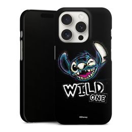 DeinDesign iPhone 15 Pro Handy Premium Case Smartphone Handyh&uuml;lle Schutzh&uuml;lle matt Lilo & Stitch Disney Official Licensed Product Premium Case