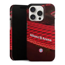 DeinDesign iPhone 15 Pro Handy Premium Case Smartphone Handyh&uuml;lle Schutzh&uuml;lle matt Fc Bayern M&uuml;nchen Stadium Fcb Premium Case