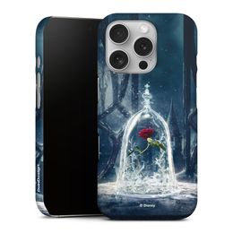 DeinDesign iPhone 16 Pro Handy Premium Case Smartphone Handyh&uuml;lle Schutzh&uuml;lle matt Rose The Beauty And The Beast Disney Princess Premium Case