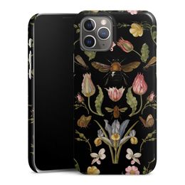 DeinDesign iPhone 12 Pro Handy Premium Case Smartphone Handyh&uuml;lle Schutzh&uuml;lle gl&auml;nzend Flower Wreath Bee Blossom Premium Case