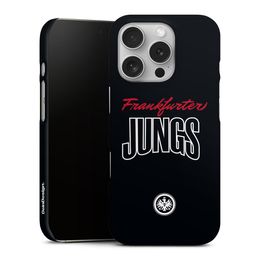DeinDesign iPhone 16 Pro Handy Premium Case Smartphone Handyh&uuml;lle Schutzh&uuml;lle matt Eintracht Frankfurt Sge Official Licensed Product Premium Case