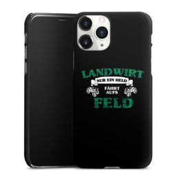 DeinDesign iPhone 11 Pro Handy Premium Case Smartphone Handyh&uuml;lle Schutzh&uuml;lle matt Tractor Farmer Wisdom Premium Case