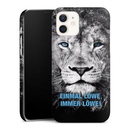 DeinDesign iPhone 12 Handy Premium Case Smartphone Handyh&uuml;lle Schutzh&uuml;lle matt Tsv 1860 M&uuml;nchen Lion Official Licensed Product Premium Case