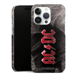 DeinDesign iPhone 14 Pro Handy Premium Case Smartphone Handyh&uuml;lle Schutzh&uuml;lle matt Merchandise Acdc Logo Premium Case