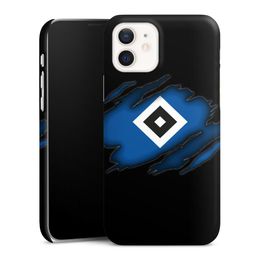DeinDesign iPhone 12 Handy Premium Case Smartphone Handyh&uuml;lle Schutzh&uuml;lle matt Official Licensed Product Hsv Hamburger Sv Premium Case
