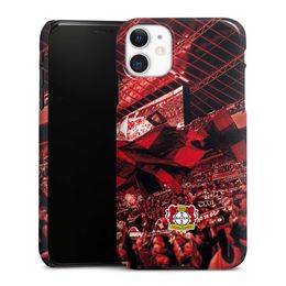 DeinDesign iPhone 11 Handy Premium Case Smartphone Handyh&uuml;lle Schutzh&uuml;lle gl&auml;nzend Merchandise Bayer 04 Leverkusen Official Licensed Product Premium Case