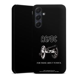 DeinDesign Galaxy A55 5G Handy Premium Case Smartphone Handyh&uuml;lle Schutzh&uuml;lle matt Music Acdc Merchandise Premium Case