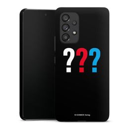 DeinDesign Galaxy A53 5G Handy Premium Case Smartphone Handyh&uuml;lle Schutzh&uuml;lle gl&auml;nzend Official Licensed Product Logo Die Drei ??? Premium Case