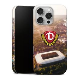 DeinDesign iPhone 16 Pro Handy Premium Case Smartphone Handyh&uuml;lle Schutzh&uuml;lle matt Sgd Sg Dynamo Dresden Stadium Premium Case