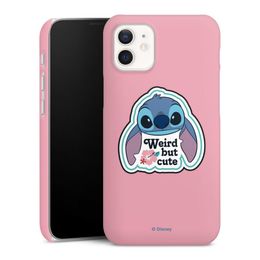 DeinDesign iPhone 12 mini Handy Premium Case Smartphone Handyh&uuml;lle Schutzh&uuml;lle matt Lilo & Stitch Disney Sayings Premium Case