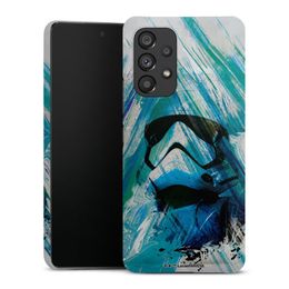 DeinDesign Galaxy A53 5G Handy Premium Case Smartphone Handyh&uuml;lle Schutzh&uuml;lle matt Colourful Star Wars Stormtrooper Premium Case