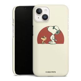 DeinDesign iPhone 14 Handy Premium Case Smartphone Handyh&uuml;lle Schutzh&uuml;lle matt Snoopy Official Licensed Product Kindheit Premium Case