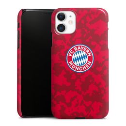 DeinDesign iPhone 11 Handy Premium Case Smartphone Handyh&uuml;lle Schutzh&uuml;lle gl&auml;nzend Camouflage Fc Bayern M&uuml;nchen Fcb Premium Case