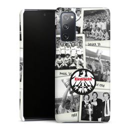 DeinDesign Galaxy S20 FE Handy Premium Case Smartphone Handyh&uuml;lle Schutzh&uuml;lle gl&auml;nzend Retro Eintracht Frankfurt Official Licensed Product Premium Case