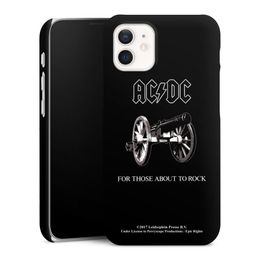 DeinDesign iPhone 12 mini Handy Premium Case Smartphone Handyh&uuml;lle Schutzh&uuml;lle matt Music Acdc Merchandise Premium Case
