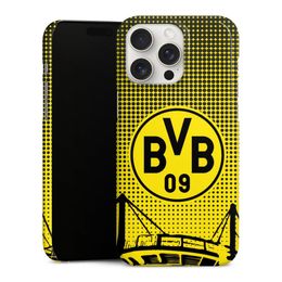 DeinDesign iPhone 15 Pro Max Handy Premium Case Smartphone Handyh&uuml;lle Schutzh&uuml;lle gl&auml;nzend Bvb Stadium Borussia Dortmund Premium Case