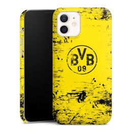 DeinDesign iPhone 12 Handy Premium Case Smartphone Handyh&uuml;lle Schutzh&uuml;lle matt Bvb Official Licensed Product Borussia Dortmund Premium Case