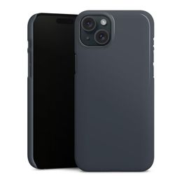 DeinDesign iPhone 15 Plus Handy Premium Case Smartphone Handyh&uuml;lle Schutzh&uuml;lle gl&auml;nzend Anthracite Grey Unicoloured Premium Case