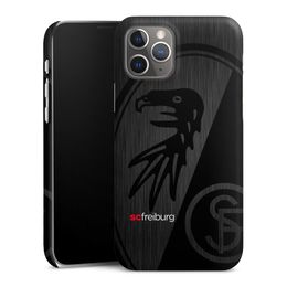 DeinDesign iPhone 12 Pro Handy Premium Case Smartphone Handyh&uuml;lle Schutzh&uuml;lle matt Sc Freiburg Metallic Look Official Licensed Product Premium Case