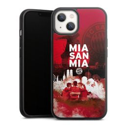 DeinDesign iPhone 13 Handy Gallery Case Handyh&uuml;lle 9H Geh&auml;rtetes Glas R&uuml;ckseite H&uuml;lle Mia San Mia Fcb Fc Bayern M&uuml;nchen Gallery Case