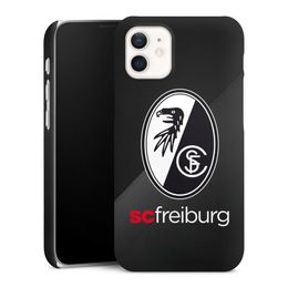 DeinDesign iPhone 12 mini Handy Premium Case Smartphone Handyh&uuml;lle Schutzh&uuml;lle matt Sc Freiburg Lettering Logo Premium Case