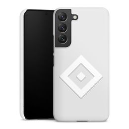 DeinDesign Galaxy S22 Handy Premium Case Smartphone Handyh&uuml;lle Schutzh&uuml;lle matt Hsv Hamburger Sv Coat Of Arms Premium Case