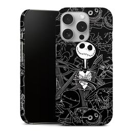DeinDesign iPhone 16 Pro Handy Premium Case Smartphone Handyh&uuml;lle Schutzh&uuml;lle matt Disney Nightmare Before Christmas Halloween Premium Case