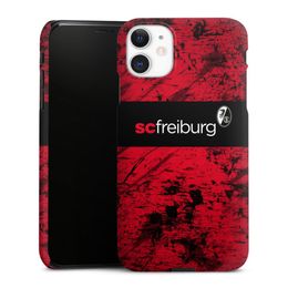 DeinDesign iPhone 11 Handy Premium Case Smartphone Handyh&uuml;lle Schutzh&uuml;lle matt Official Licensed Product Sc Freiburg Logo Premium Case