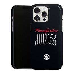 DeinDesign iPhone 15 Pro Max Handy Premium Case Smartphone Handyh&uuml;lle Schutzh&uuml;lle gl&auml;nzend Eintracht Frankfurt Sge Official Licensed Product Premium Case