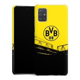DeinDesign Galaxy A51 Handy Premium Case Smartphone Handyh&uuml;lle Schutzh&uuml;lle gl&auml;nzend Merchandise Bvb Borussia Dortmund Premium Case