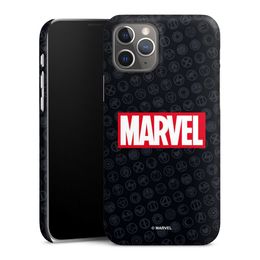DeinDesign iPhone 12 Pro Handy Premium Case Smartphone Handyh&uuml;lle Schutzh&uuml;lle matt Logo Marvel Comic Premium Case