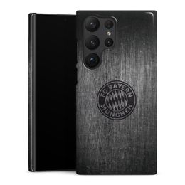 DeinDesign Galaxy S23 Ultra Handy Premium Case Smartphone Handyh&uuml;lle Schutzh&uuml;lle gl&auml;nzend Fcb Metallic Look Fc Bayern M&uuml;nchen Premium Case