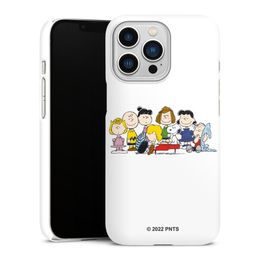 DeinDesign iPhone 13 Pro Handy Premium Case Smartphone Handyh&uuml;lle Schutzh&uuml;lle matt Peanuts Kindheit Merchandise Premium Case
