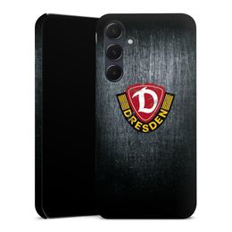 DeinDesign Galaxy A55 5G Handy Premium Case Smartphone Handyh&uuml;lle Schutzh&uuml;lle matt Sgd Official Licensed Product Sg Dynamo Dresden Premium Case