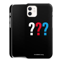 DeinDesign iPhone 12 mini Handy Premium Case Smartphone Handyh&uuml;lle Schutzh&uuml;lle gl&auml;nzend Logo Die Drei ??? Official Licensed Product Premium Case