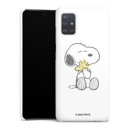 DeinDesign Galaxy A51 Handy Premium Case Smartphone Handyh&uuml;lle Schutzh&uuml;lle gl&auml;nzend Snoopy Love Peanuts Premium Case