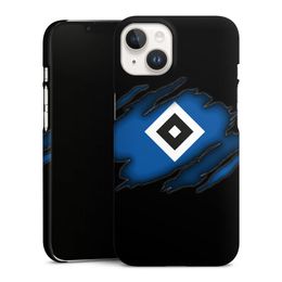 DeinDesign iPhone 14 Handy Premium Case Smartphone Handyh&uuml;lle Schutzh&uuml;lle matt Official Licensed Product Hsv Hamburger Sv Premium Case