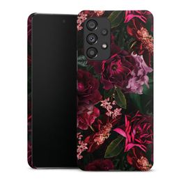 DeinDesign Galaxy A53 5G Handy Premium Case Smartphone Handyh&uuml;lle Schutzh&uuml;lle matt Blossom Flowers Rose Premium Case