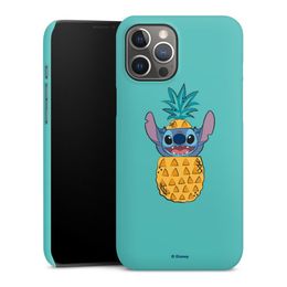 DeinDesign iPhone 12 Pro Max Handy Premium Case Smartphone Handyh&uuml;lle Schutzh&uuml;lle matt Disney Lilo & Stitch Pineapple Premium Case