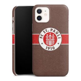 DeinDesign iPhone 12 Handy Premium Case Smartphone Handyh&uuml;lle Schutzh&uuml;lle matt Logo Official Licensed Product Fc St. Pauli Premium Case