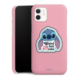 DeinDesign iPhone 12 mini Handy Premium Case Smartphone Handyh&uuml;lle Schutzh&uuml;lle gl&auml;nzend Lilo & Stitch Disney Sayings Premium Case