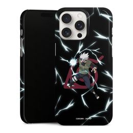 DeinDesign iPhone 15 Pro Max Handy Premium Case Smartphone Handyh&uuml;lle Schutzh&uuml;lle gl&auml;nzend Naruto Shippuden Official Licensed Product Kakashi Premium Case