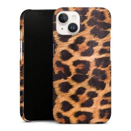DeinDesign iPhone 14 Handy Premium Case Smartphone Handyh&uuml;lle Schutzh&uuml;lle matt Animal Print Leopard Fur Premium Case