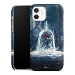 DeinDesign iPhone 12 Handy Premium Case Smartphone Handyh&uuml;lle Schutzh&uuml;lle matt Rose The Beauty And The Beast Disney Princess Premium Case