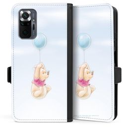 DeinDesign Xiaomi Redmi Note 10 Pro Handy Klapph&uuml;lle Handyh&uuml;lle aus Kunst Leder schwarz Flip Case Winnie The Pooh Disney Official Licensed Product Sideflip mit 