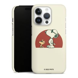 DeinDesign iPhone 14 Pro Handy Premium Case Smartphone Handyh&uuml;lle Schutzh&uuml;lle matt Snoopy Official Licensed Product Kindheit Premium Case