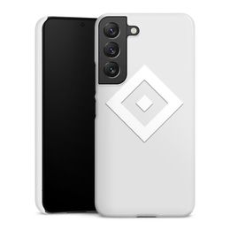 DeinDesign Galaxy S22 Handy Premium Case Smartphone Handyh&uuml;lle Schutzh&uuml;lle gl&auml;nzend Hsv Hamburger Sv Coat Of Arms Premium Case