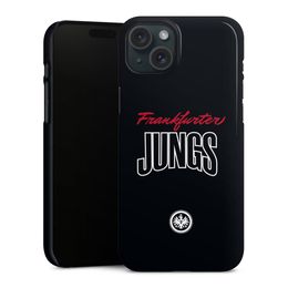 DeinDesign iPhone 15 Plus Handy Premium Case Smartphone Handyh&uuml;lle Schutzh&uuml;lle gl&auml;nzend Eintracht Frankfurt Sge Official Licensed Product Premium Case