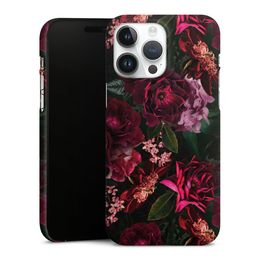 DeinDesign iPhone 14 Pro Max Handy Premium Case Smartphone Handyh&uuml;lle Schutzh&uuml;lle matt Flowers Blossom Rose Premium Case